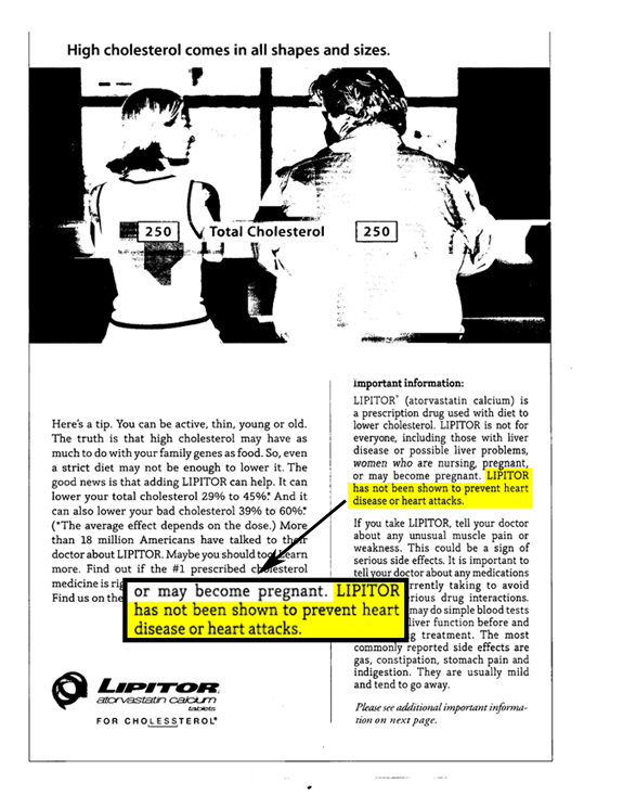 Cholesterol and Statins – What the Manufacturers Themselves Say about ...